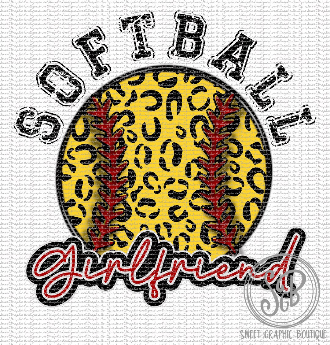 Softball Girlfriend Leopard Cheetah PNG, Cheetah Softball, Leopard ...