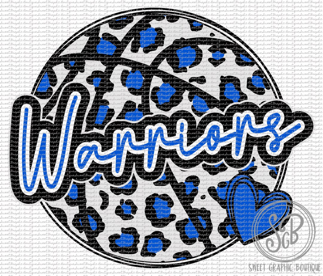 Warriors Blue Leopard Basketball PNG, Basketball PNG, Leopard Cheetah ...
