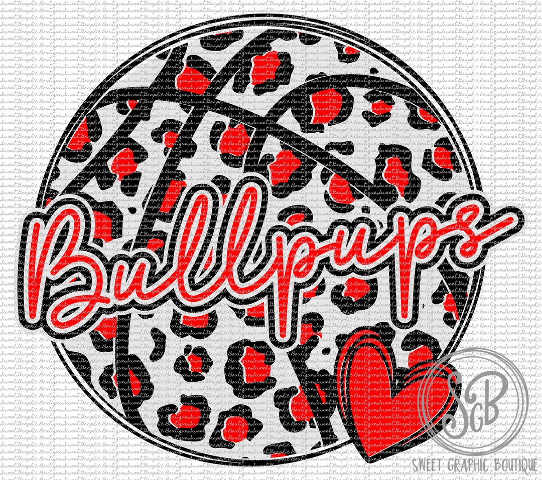 Bullpups Red Leopard Basketball PNG, Basketball PNG, Leopard Cheetah ...