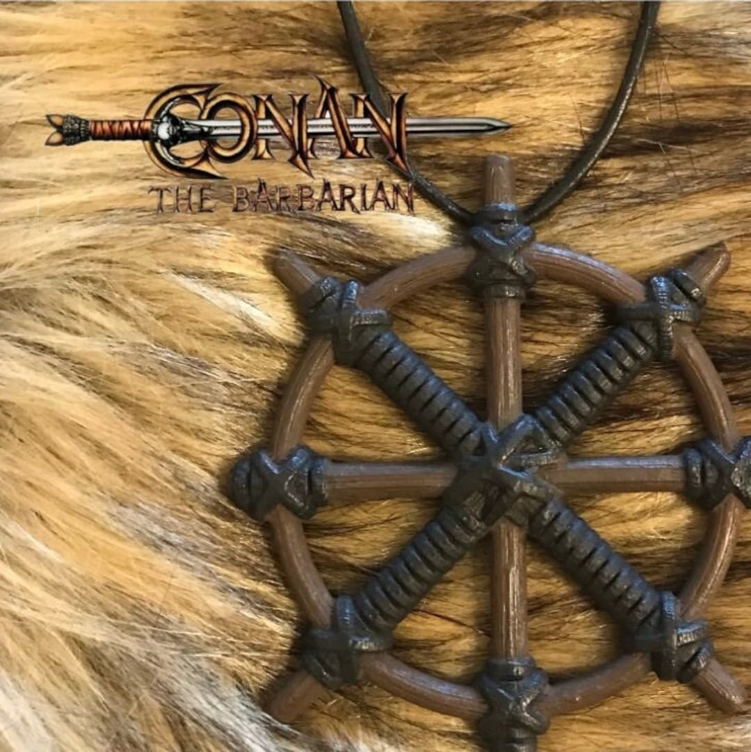 Conan the Barbarian Wheel of Pain Necklace - Etsy