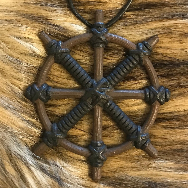 Conan the Barbarian Wheel of Pain Necklace - Etsy