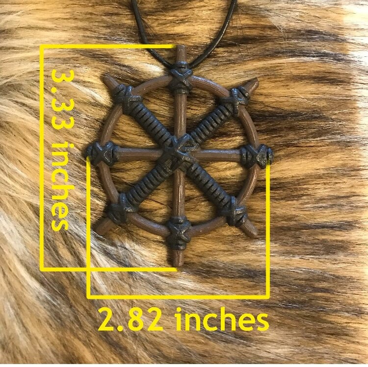 Conan the Barbarian Wheel of Pain Necklace - Etsy