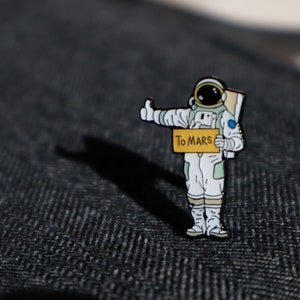 To Mars Astronaut Science Pin - Etsy