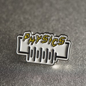 Physics Enamel Pin - Etsy UK
