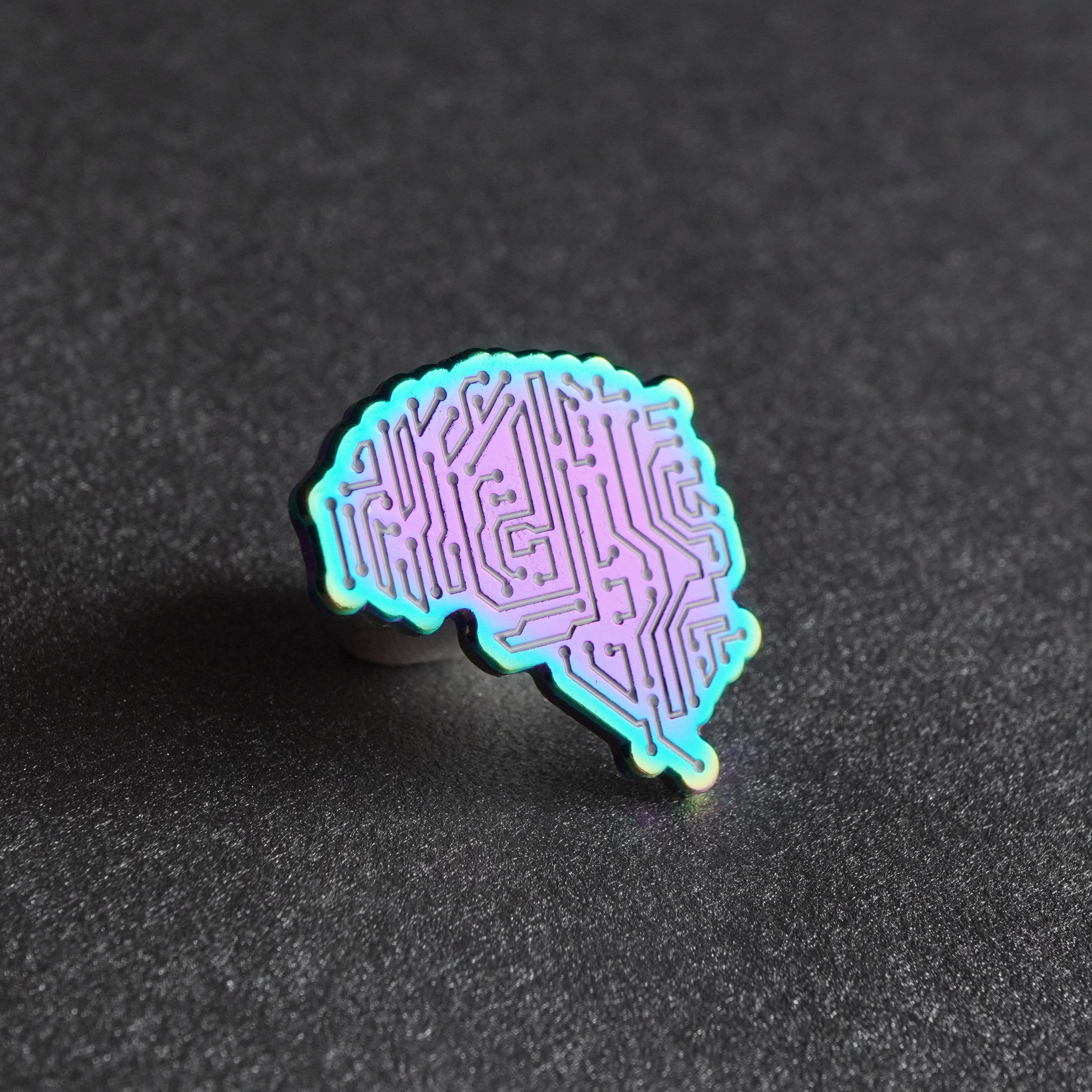 Artificial Intelligence Brain Pin Badge - Etsy