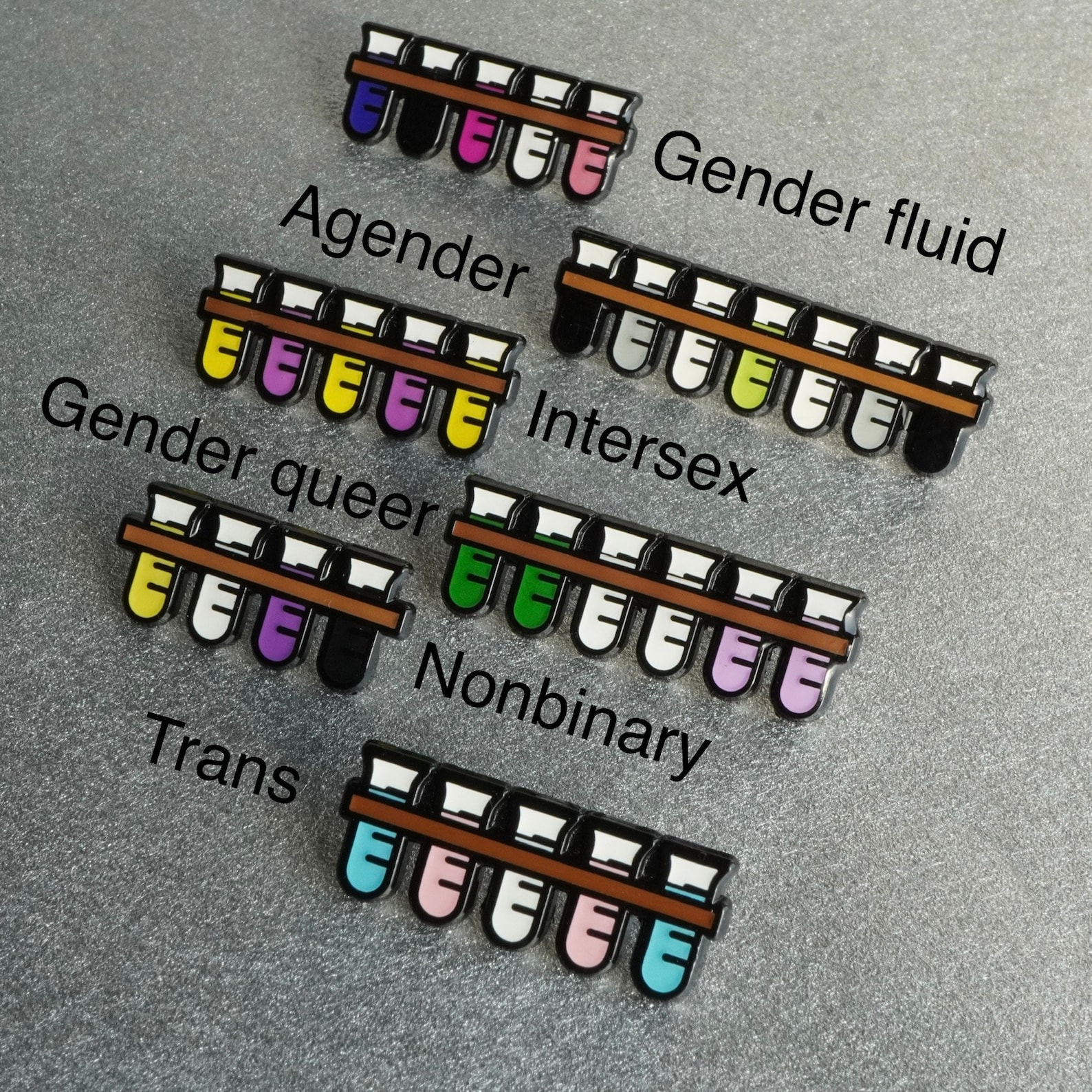 Gender Pride Flag Test Tubes - Etsy UK