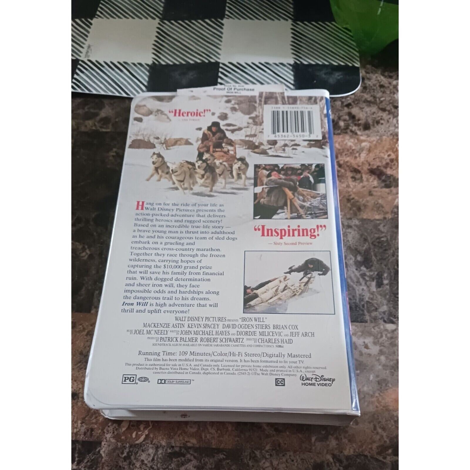 Iron Will VHS 1994 Clamshell - Etsy