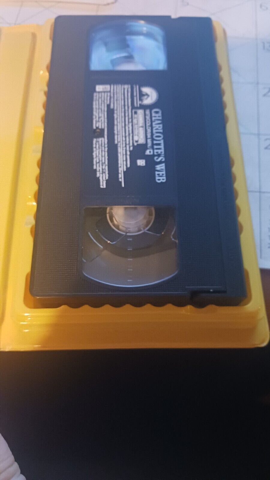 Charlottes Web VHS Paramount 1996 Yellow Clam Shell Edition - Etsy