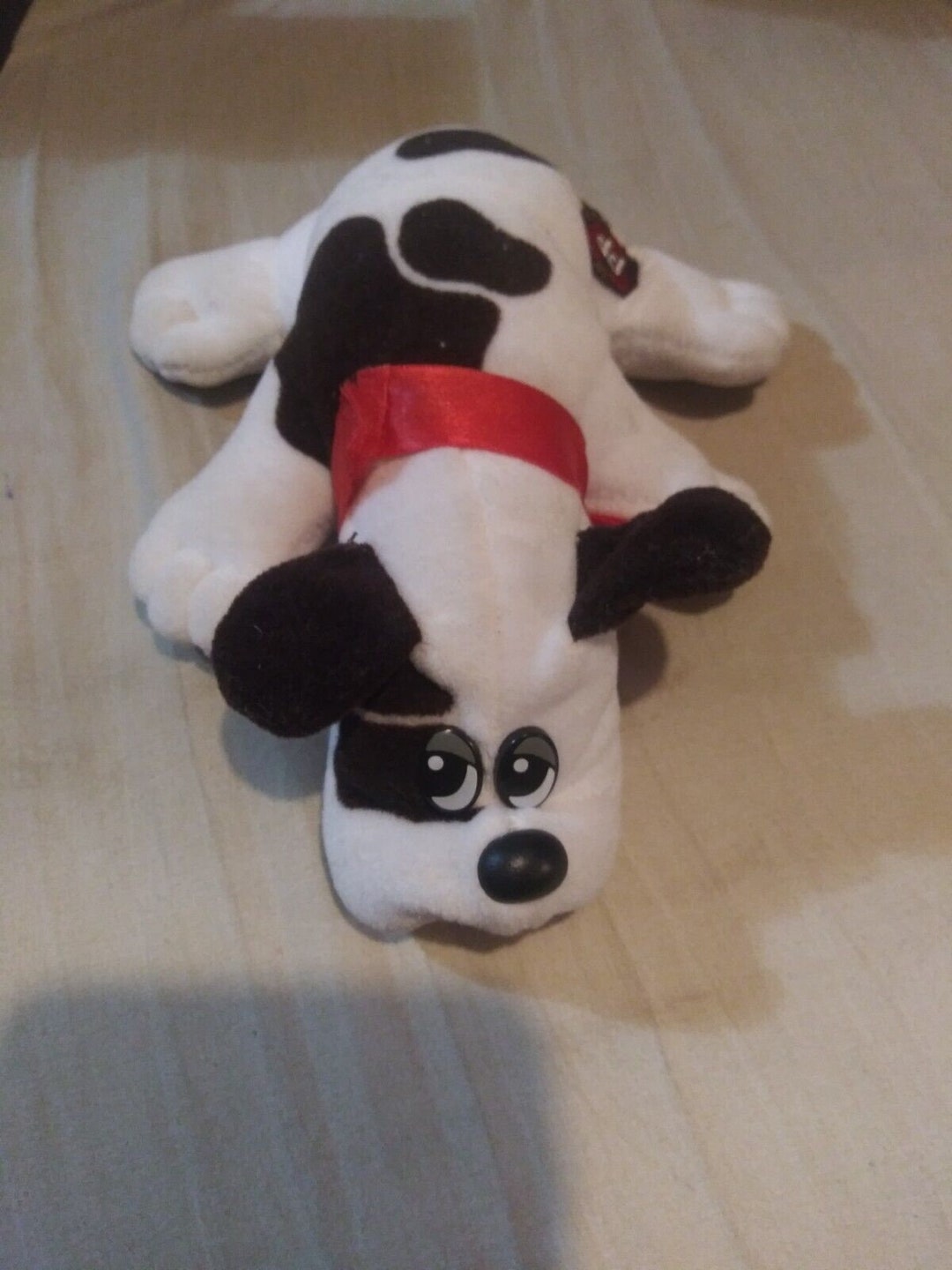 Vintage 1985 Tonka Pound Puppy Puppies Dog Plush White W/brown Spots - Etsy