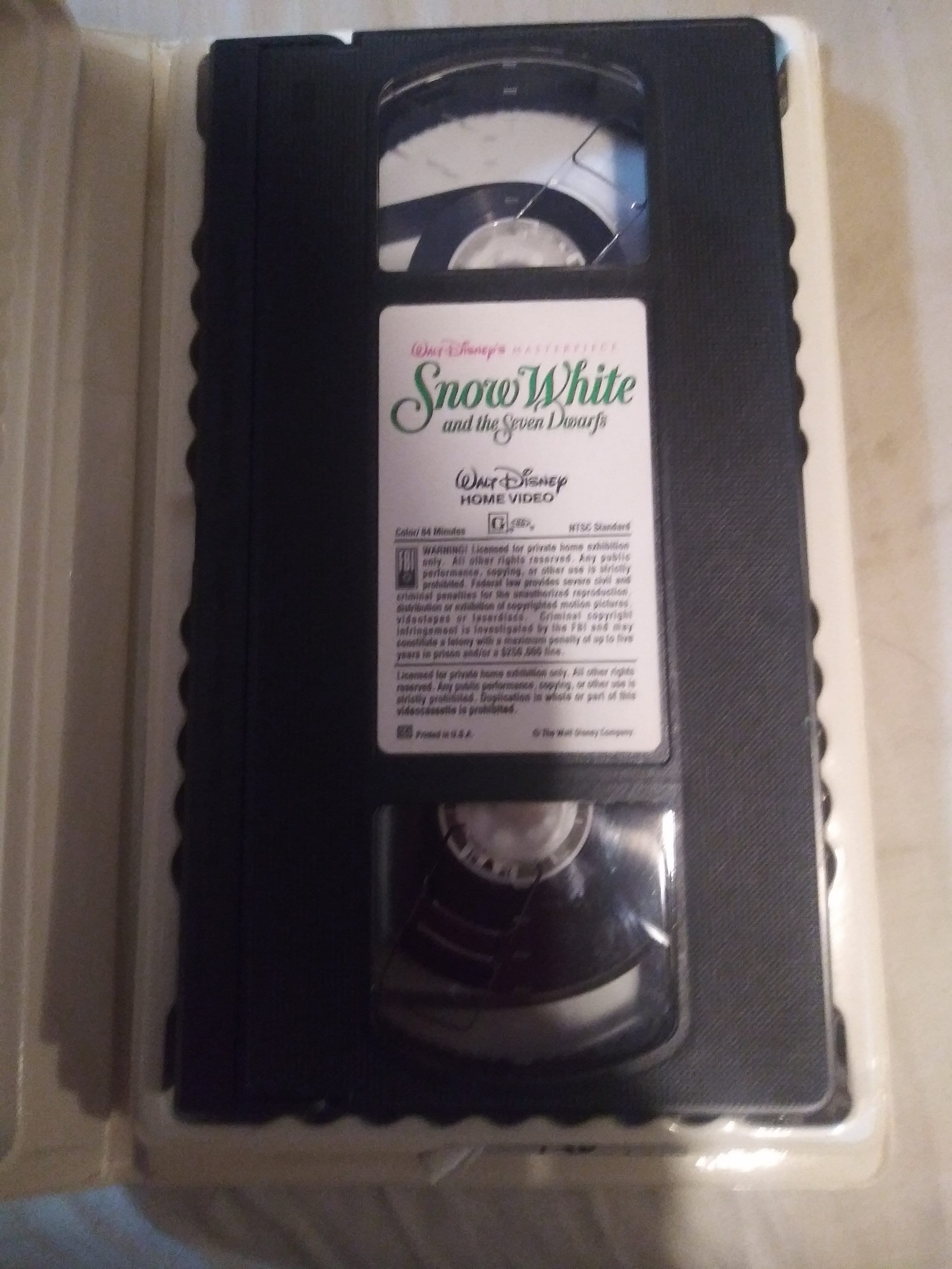 Snow White and the Seven Dwarfs VHS, 1994 - Etsy