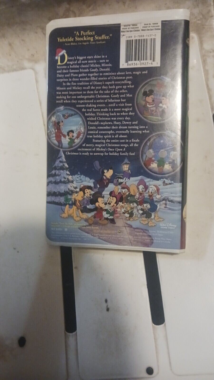 Walt Disneys Mickeys Once Upon a Christmas VHS Clamshell Case - Etsy