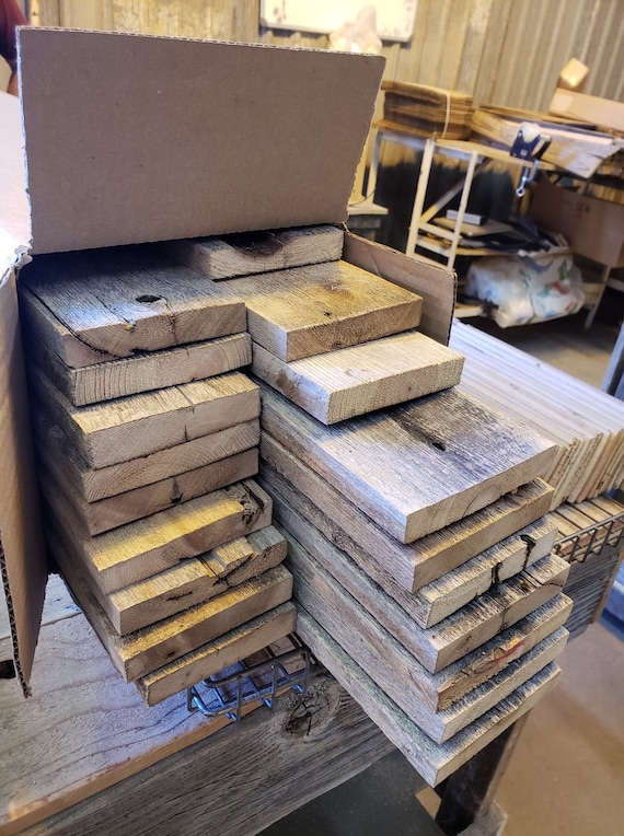 Rustic Weathered Reclaimed Wood Planks for DIY Crafts Projects and Decor Etsy