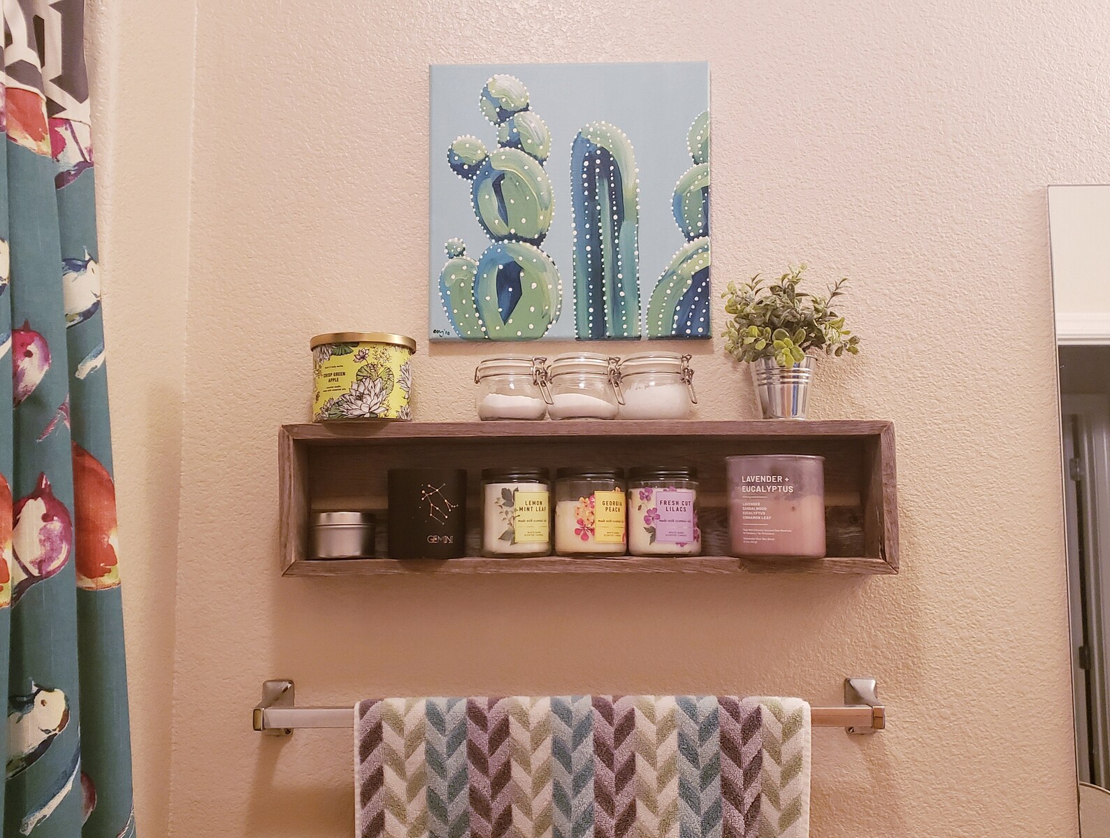 Reclaimed Wood Shadow Box Shelf With Wood Backing Floating - Etsy