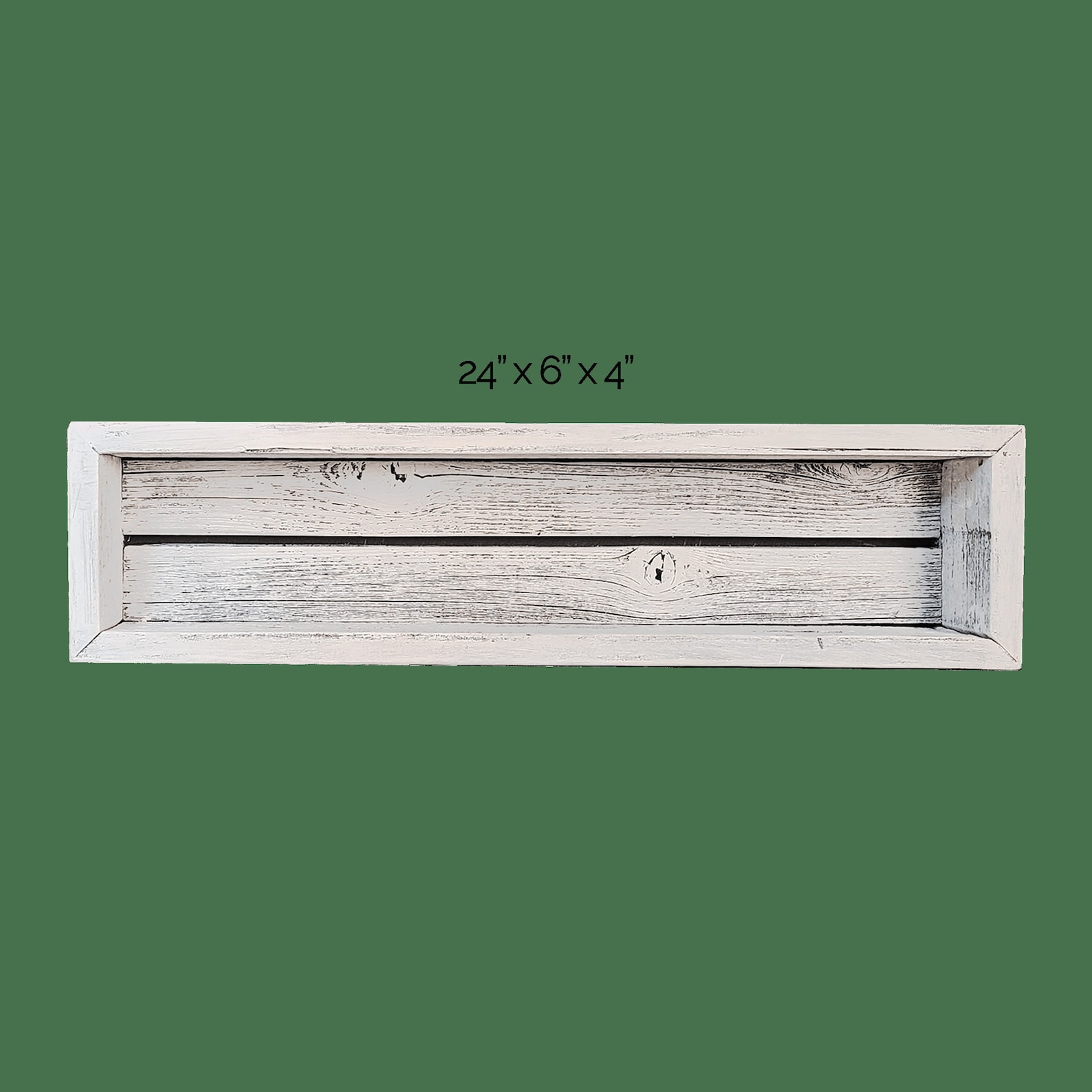 Reclaimed Wood Shadow Box With Wood Backing - Rustic Farmhouse Barnwood ...