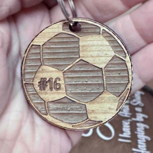 Personalized Sports Keychain Made From Reclaimed Wood - Gift Idea - Etsy