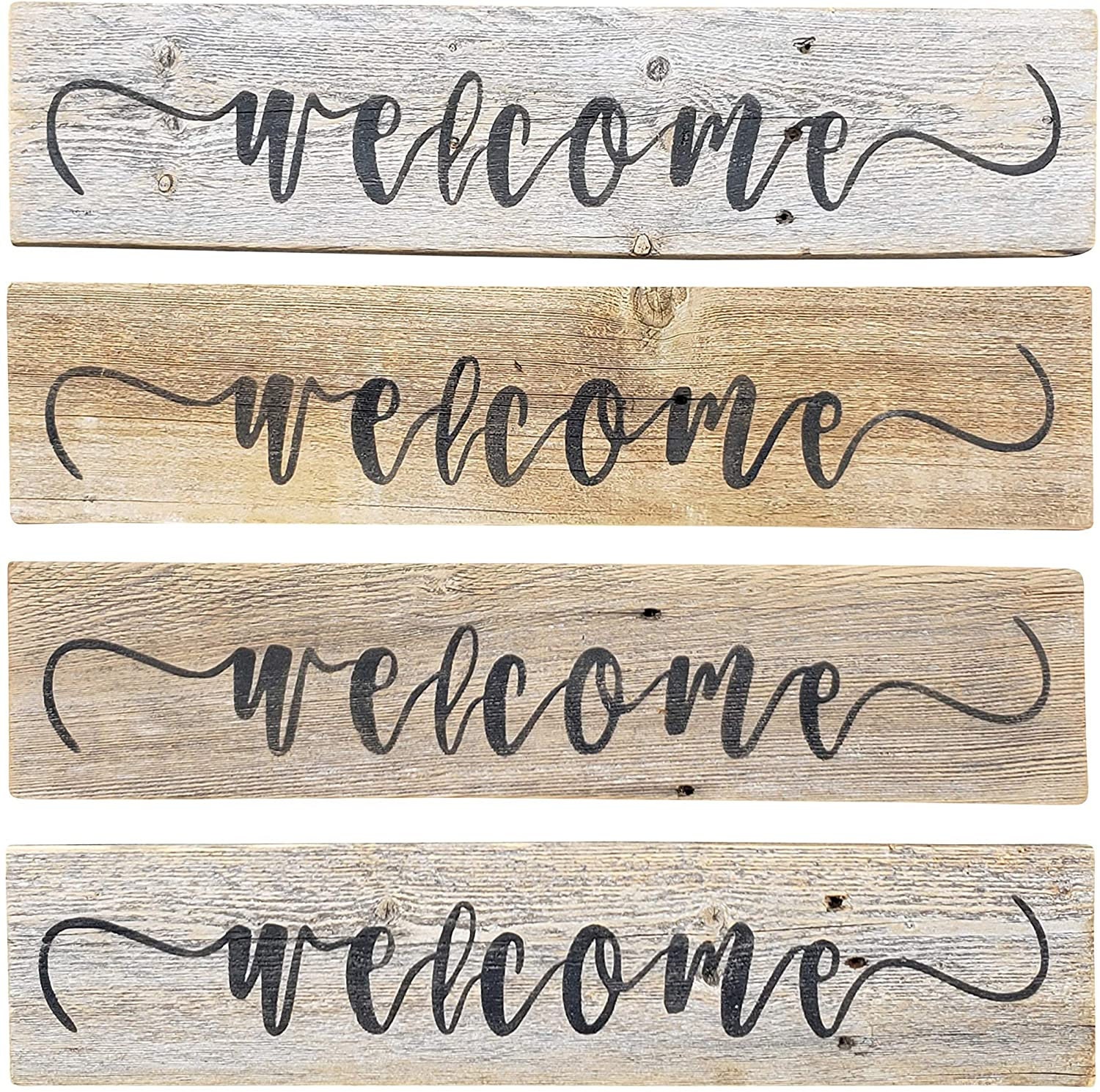Reclaimed Wood "welcome" Sign, Rustic Farmhouse Decor (24 Inch) - Etsy