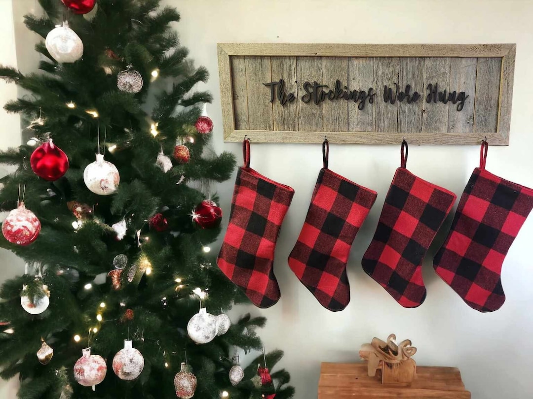 Personalized Reclaimed Barn Wood Stocking Hanger – Christmas Decor - Etsy