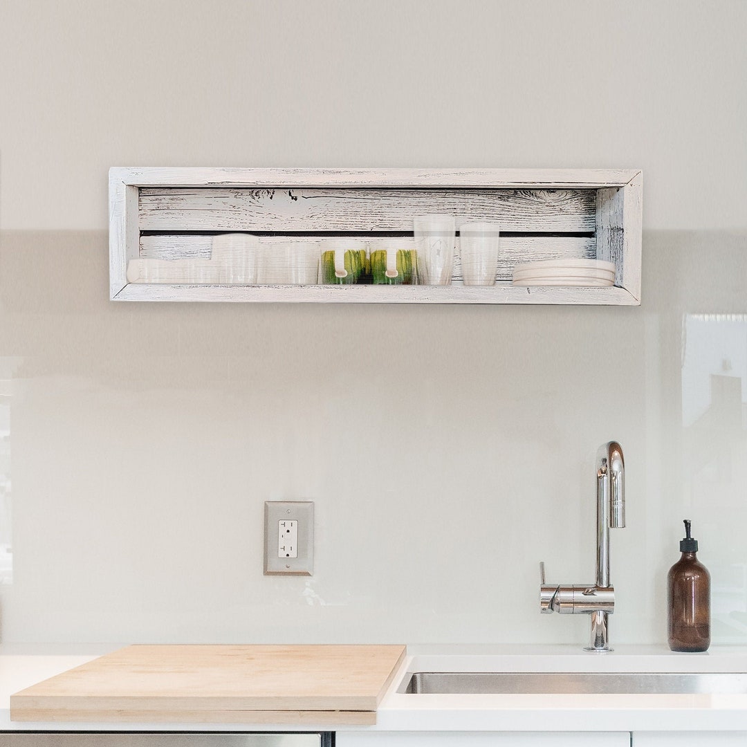 Reclaimed Wood Shadow Box With Wood Backing - Rustic Farmhouse Barnwood ...