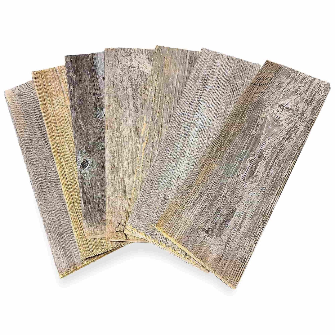 Rustic Weathered Reclaimed Wood Planks for DIY Crafts, Projects and ...