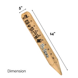 Customized Teacher Appreciation Gift Ruler - Etsy