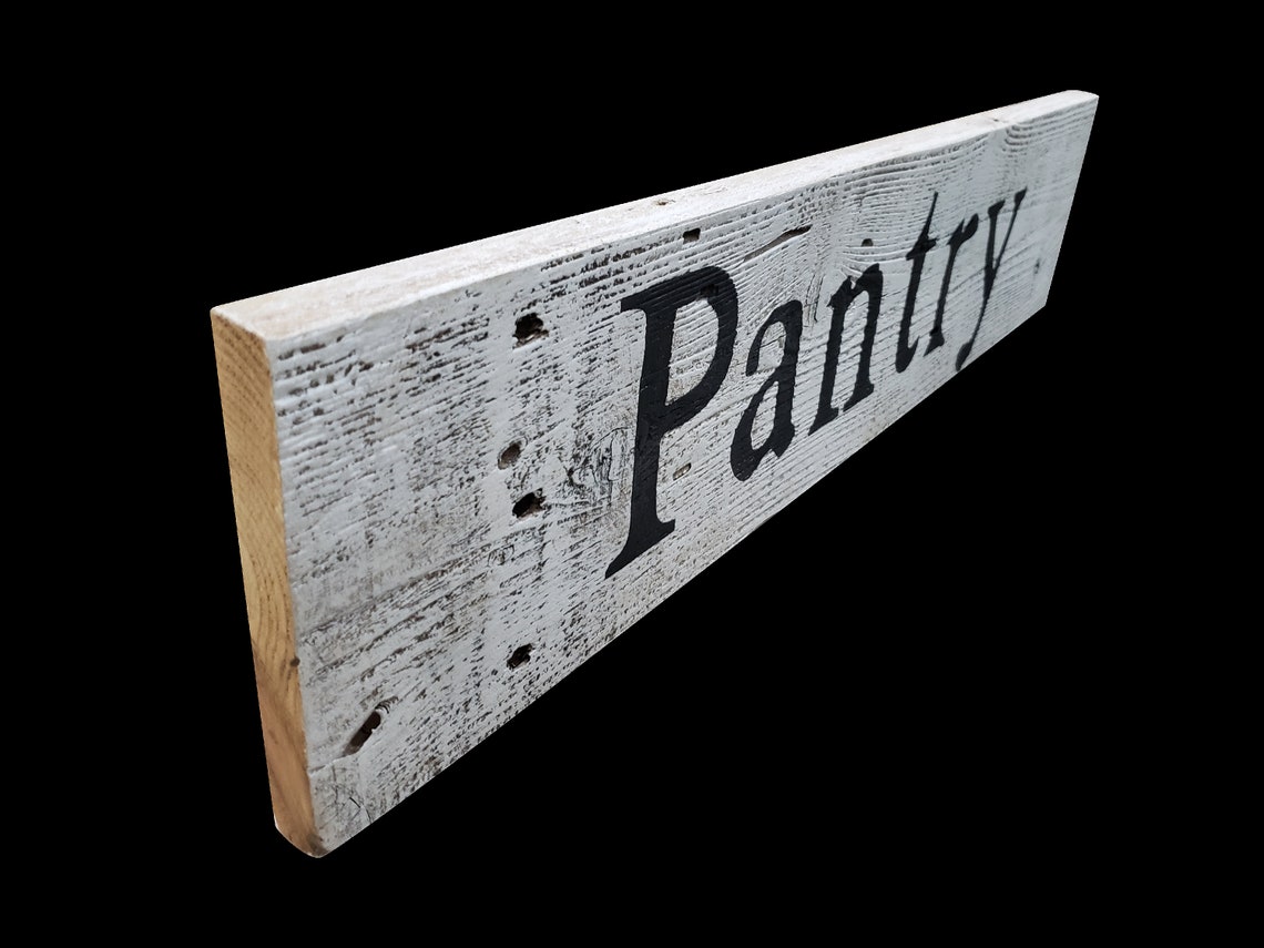 Pantry Sign Rustic Farmhouse Decor Sign 100% Reclaimed Wood - Etsy