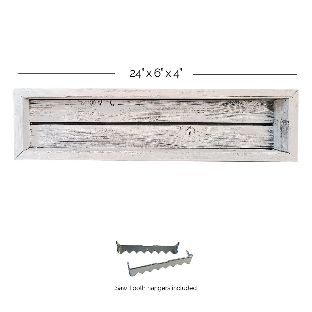 Reclaimed Wood Shadow Box With Wood Backing Rustic Farmhouse - Etsy