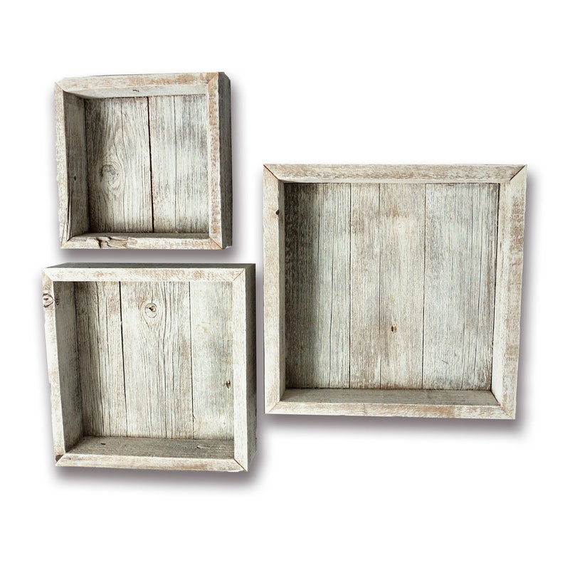 Reclaimed Wood Shadow Box Frames Rustic Farmhouse Barnwood - Etsy