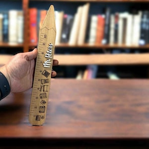 Customized Teacher Appreciation Gift Ruler - Etsy
