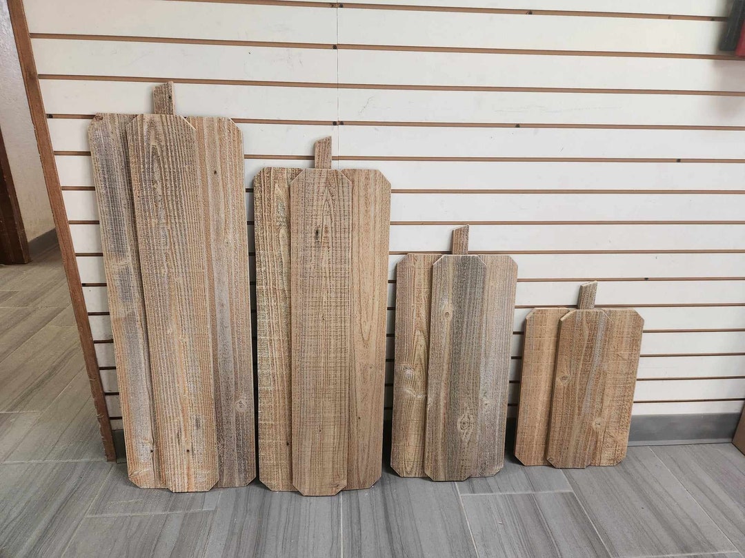 Rustic Blank Reclaimed Wood Pumpkin Sign, Fall Porch Decor - Etsy
