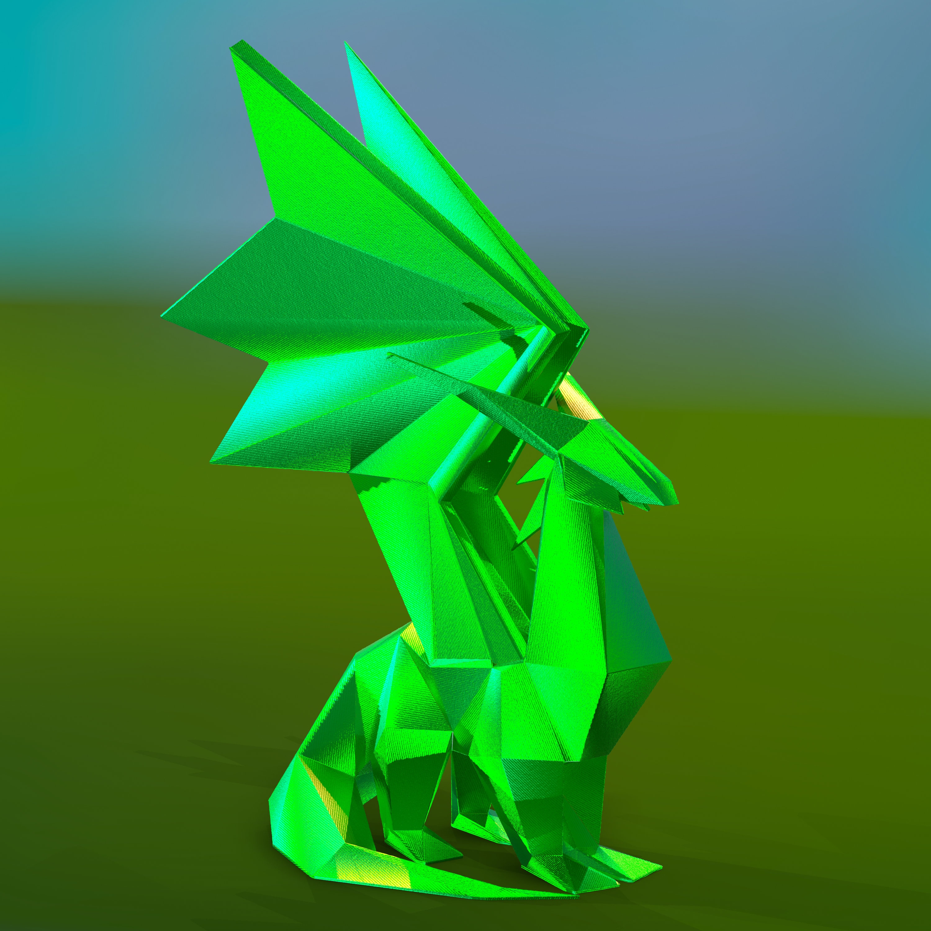 Crystal Dragon Statue | Etsy