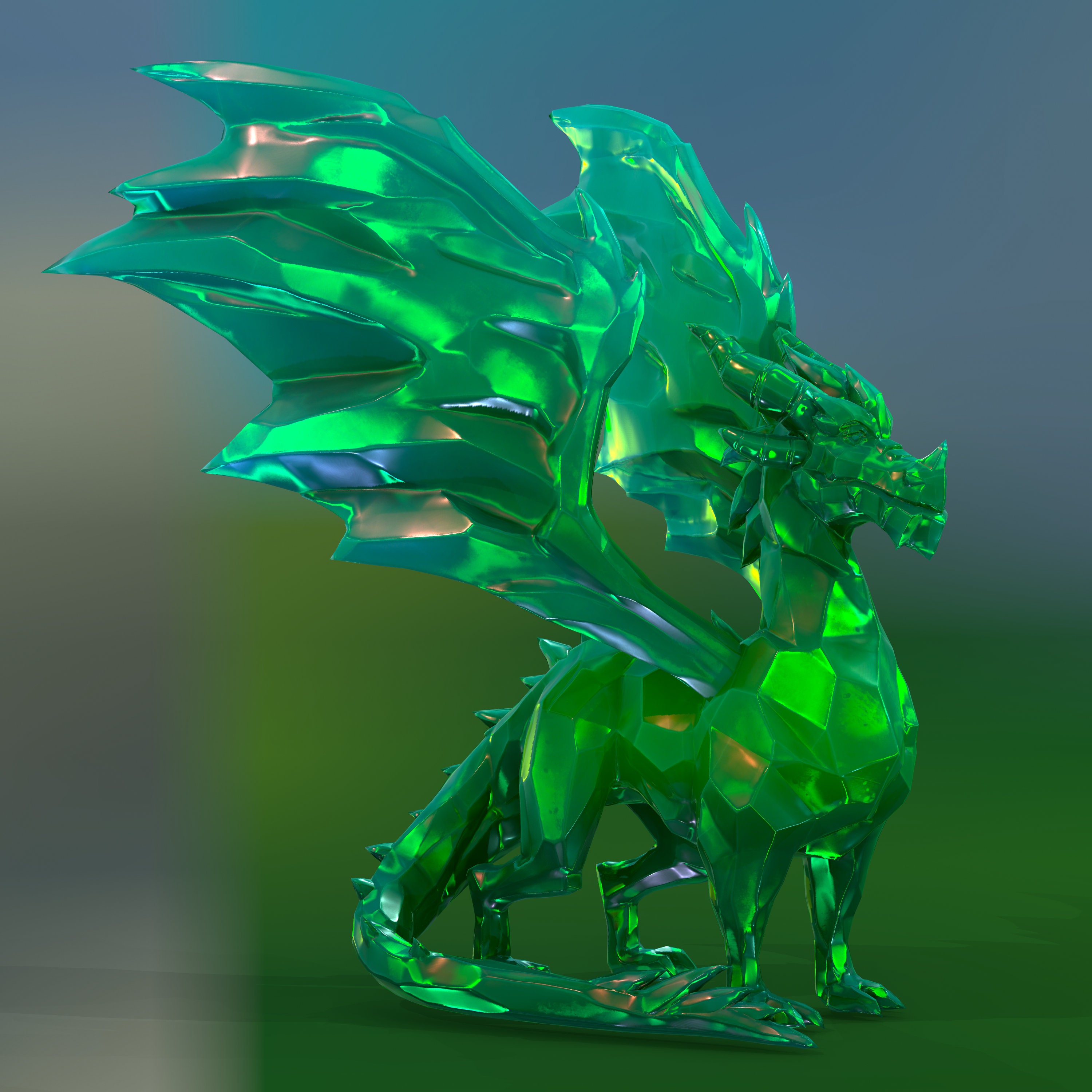 Spyro Reignited Crystal Dragon | Etsy