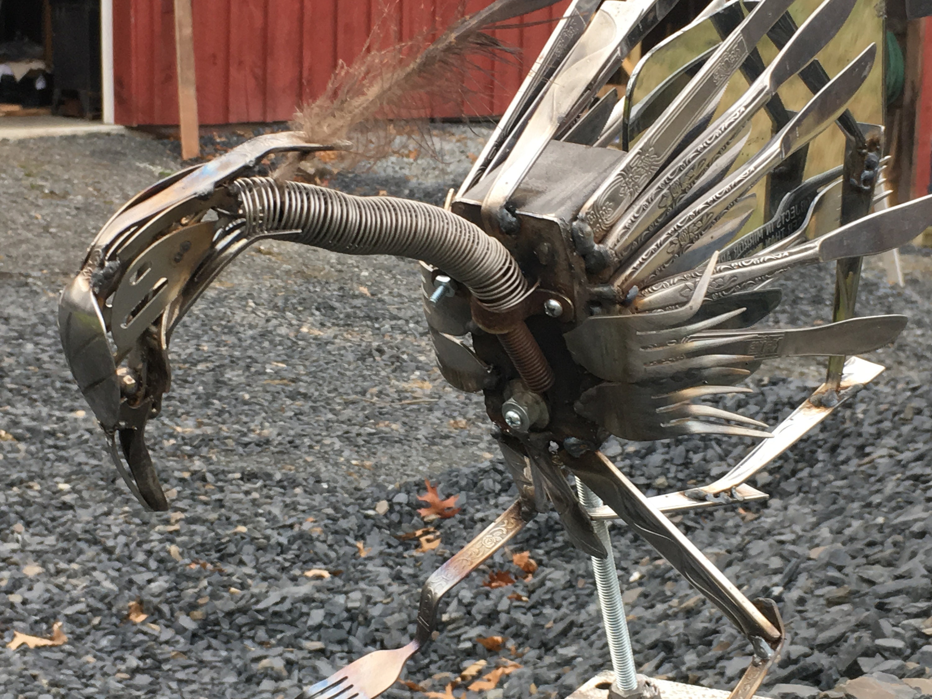 Lawn Art, Metal Sculpture, Welded Art, Bird Art, Unique Metal Art ...