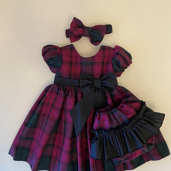 Lindsay Tartan Dress - Etsy UK