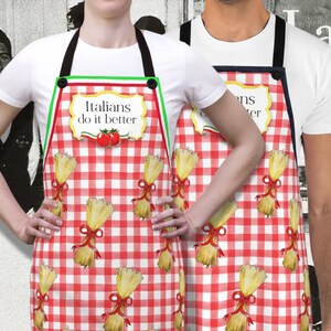 Apron Italians Do It Better, Italian Apron, Italian Gift, Italy ...