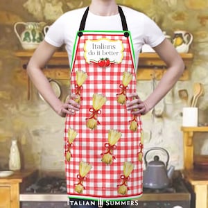 Apron Italians Do It Better, Italian Apron, Italian Gift, Italy ...