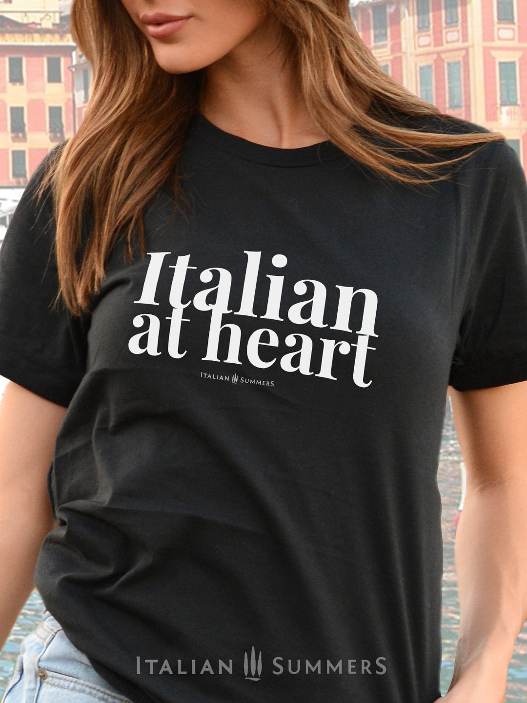 Italian at Heart T-shirt Italy Shirt, Italy Tee, Italy Lovers, Italy ...