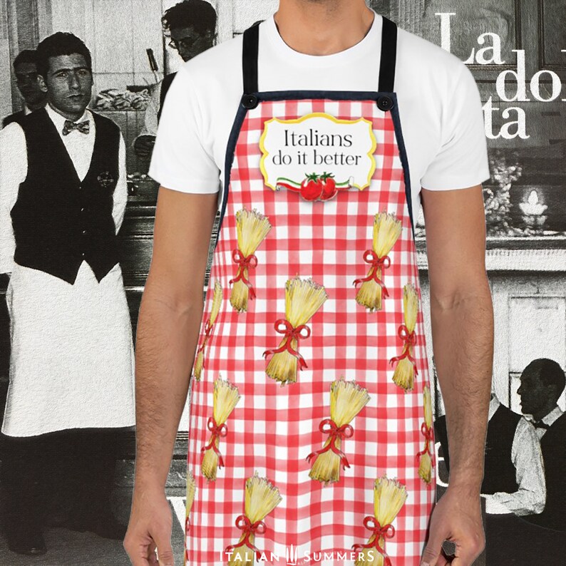 Apron Italians Do It Better Italian Apron Italian T Etsy