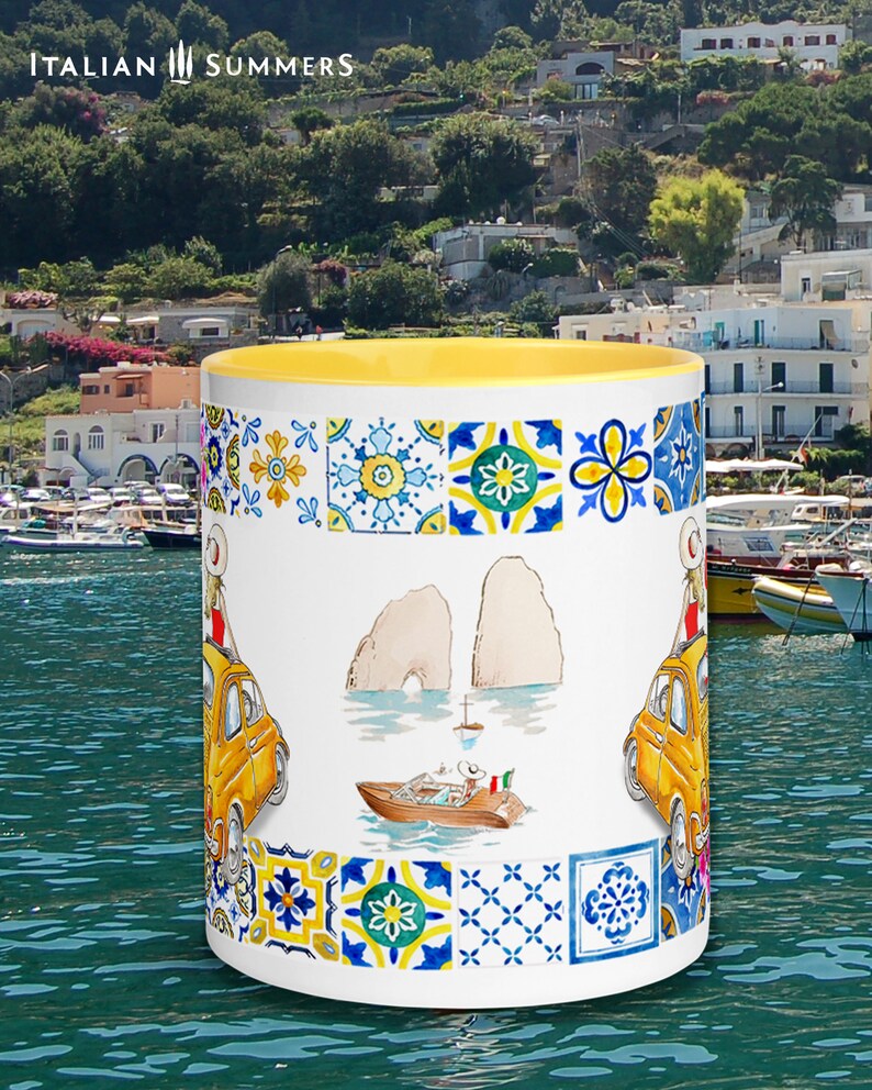 Mug Capri La Dolce Vita Capri Mug Capri Beach Capri Lovers | Etsy