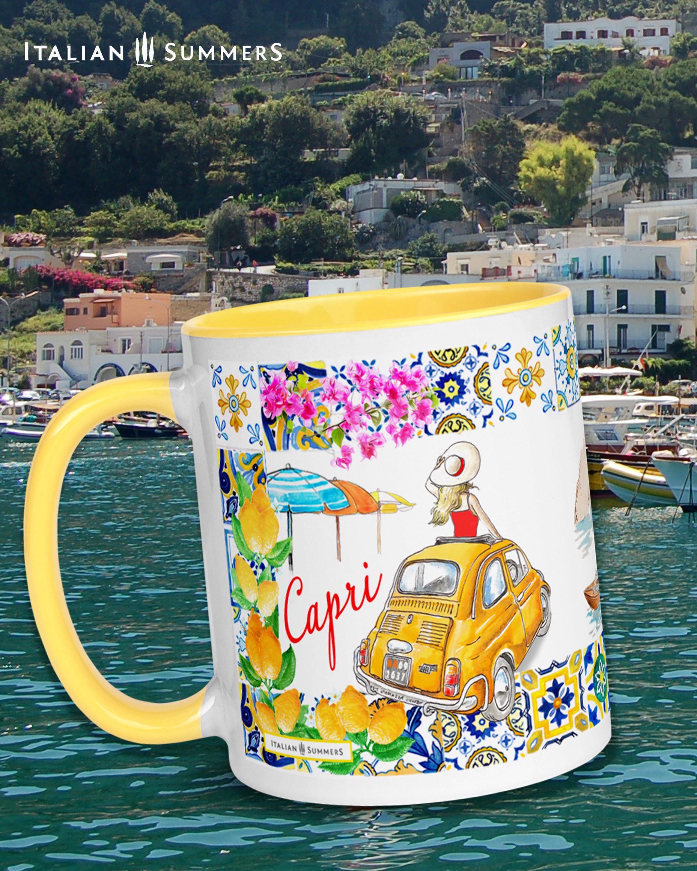 Mug Capri La Dolce Vita Capri Mug Capri Beach Capri Lovers - Etsy
