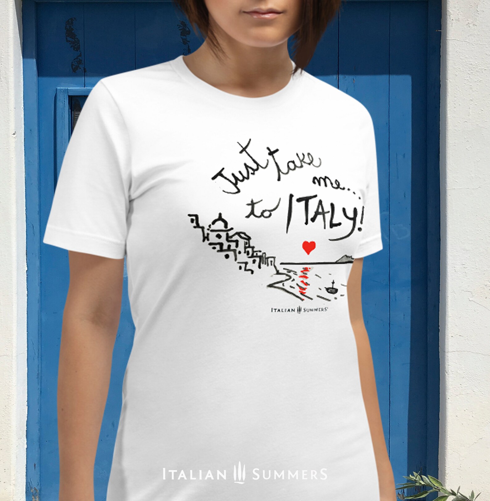 T-shirt Just Take Me to Italy Italy Tee Italian Riviera - Etsy