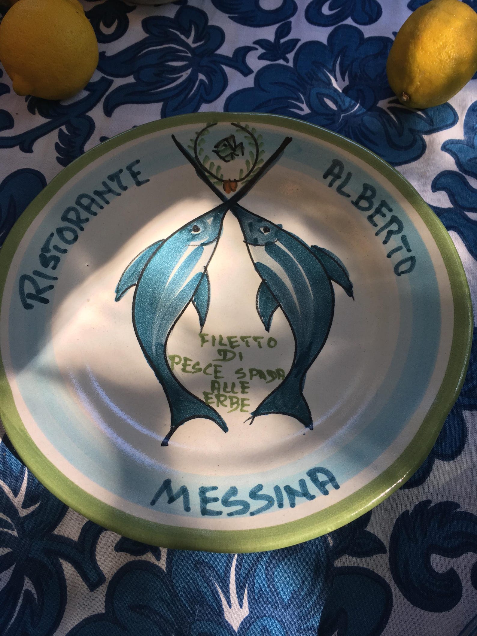 Italian Buon Ricordo, Vintage Italian Restaurant Plates, Updated 02.03. ...