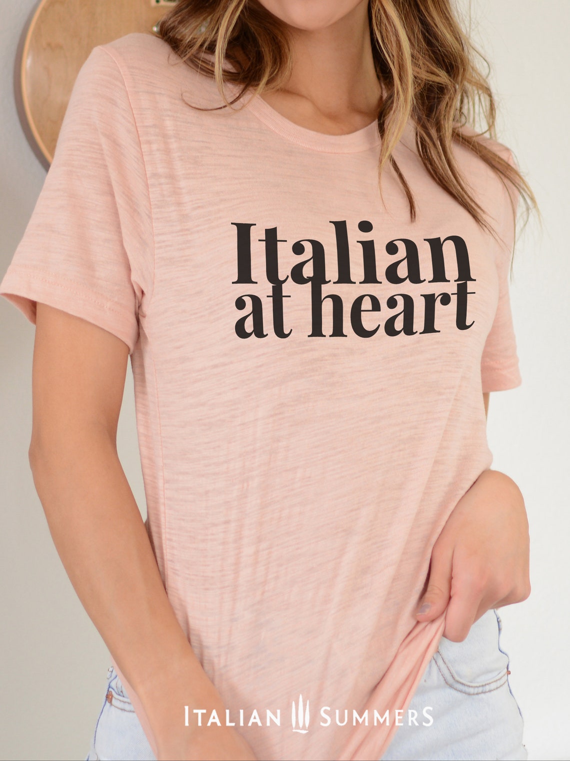 Italian at Heart T-shirt Italy Shirt Italy Tee Italy - Etsy