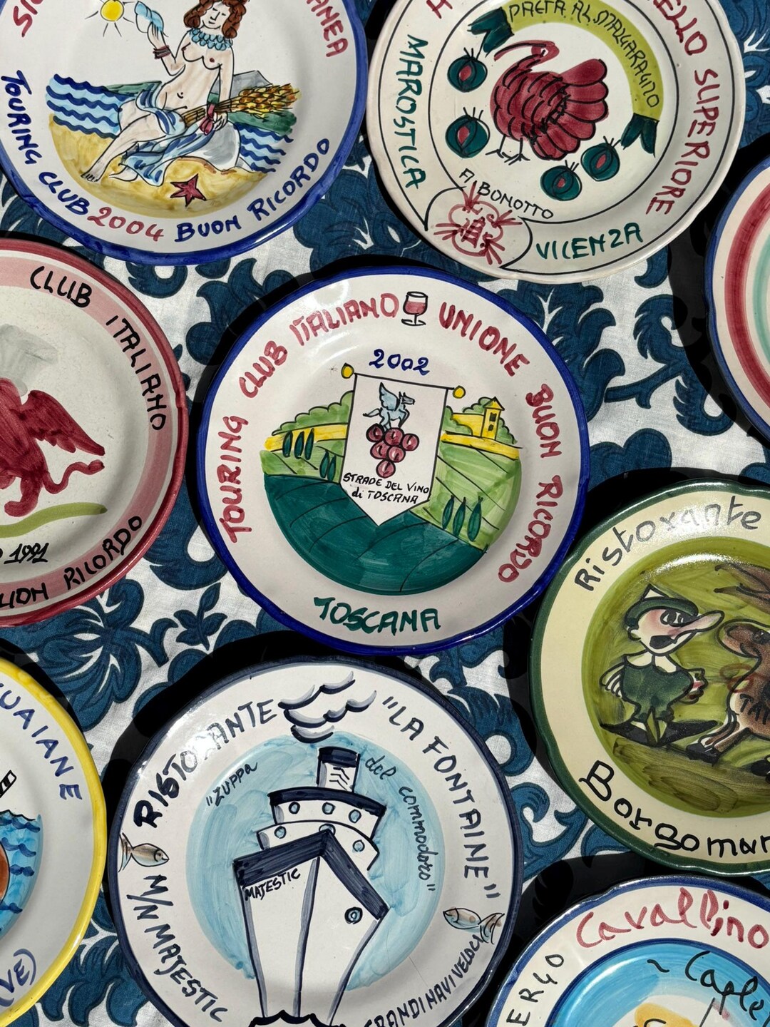 Italian Vintage Restaurant Plates, Italian Buon Ricordo NEW IN 03.07.25 ...