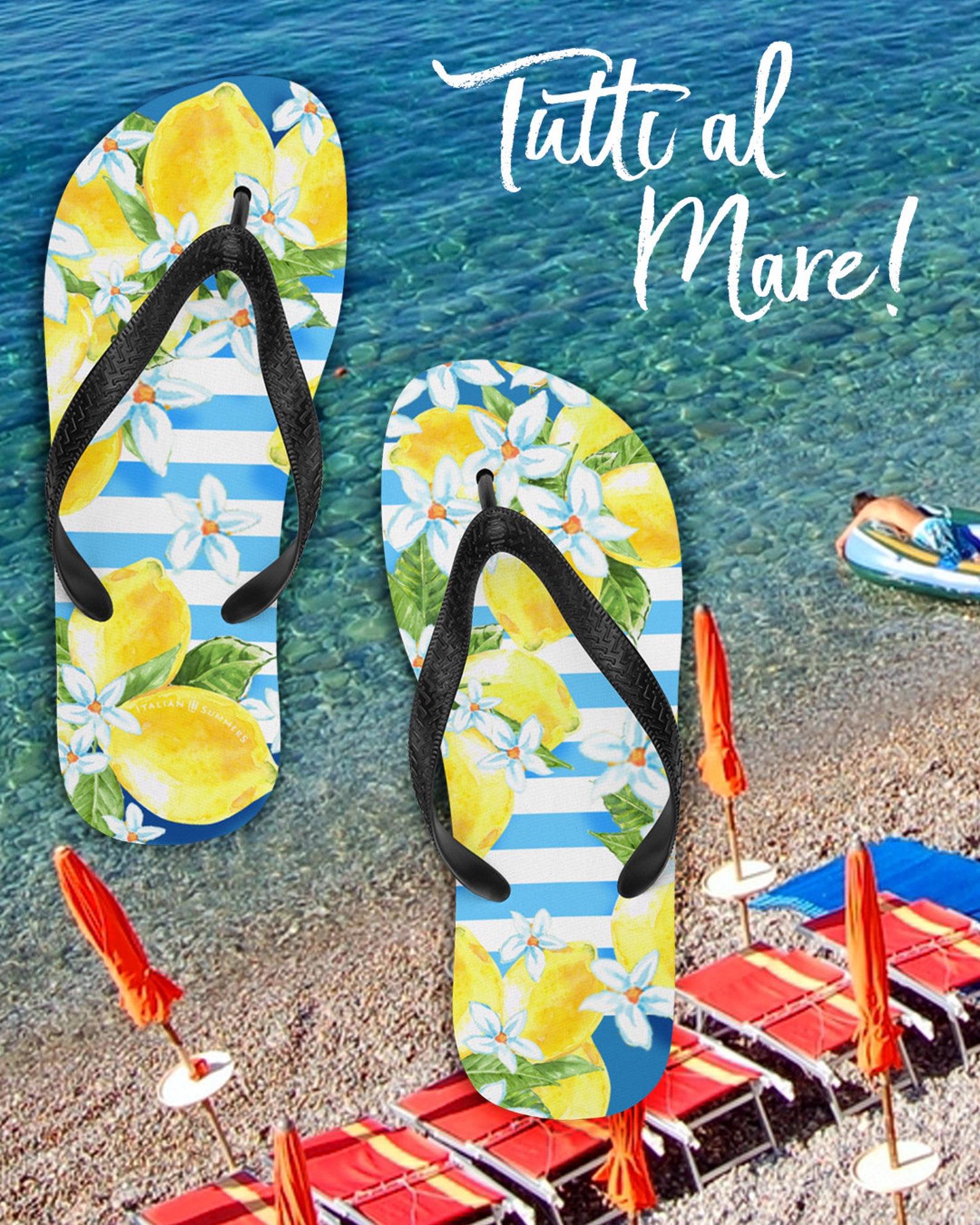 Italy Flip Flops, Riviera Lemons, Italy Lemons, Amalfi Lemons, Capri ...