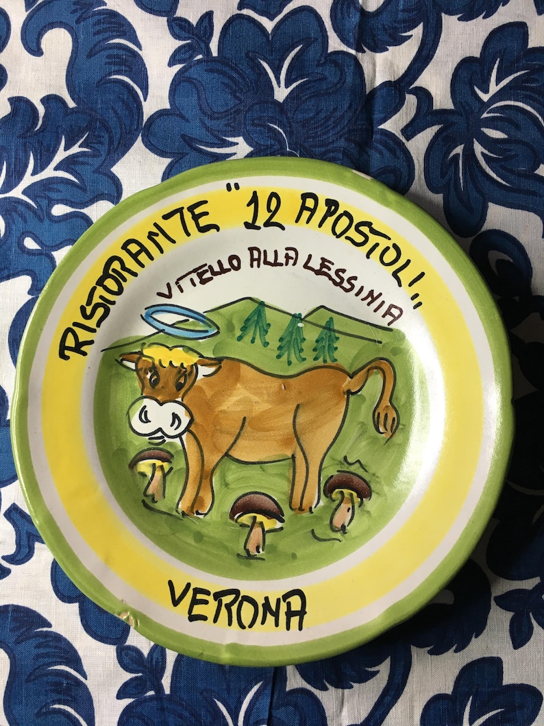 Italian Vintage Buon Ricordo Plates, Updated 24.01.25 Vintage Italian ...