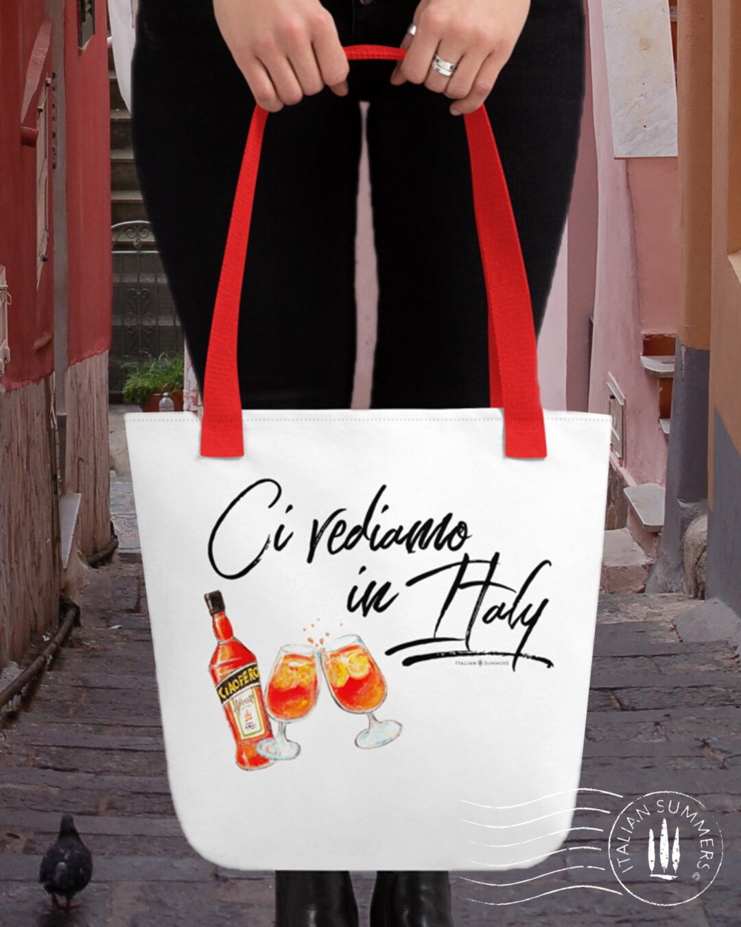 See You in Italy Beach Tote Italy Beach Bag, Italy Traveller, Italy Bag ...