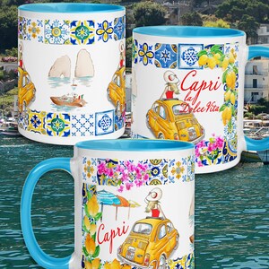 Mug Capri La Dolce Vita, Capri Mug, Capri Beach, Capri Lovers, Italy ...