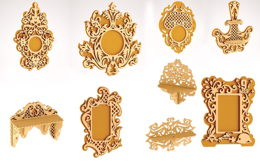 10 DXF Files Cut Ready for Cnc Machines Laser and Plasma Cutters for ...