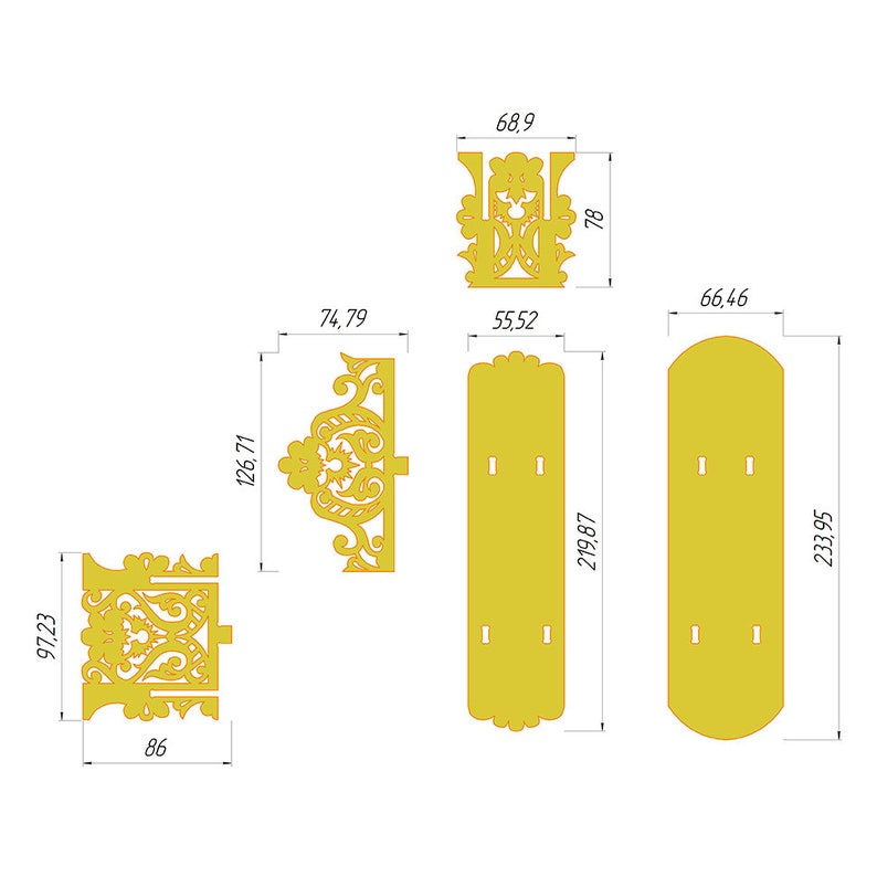 10 DXF Files Cut Ready for Cnc Machines Laser and Plasma Cutters for ...
