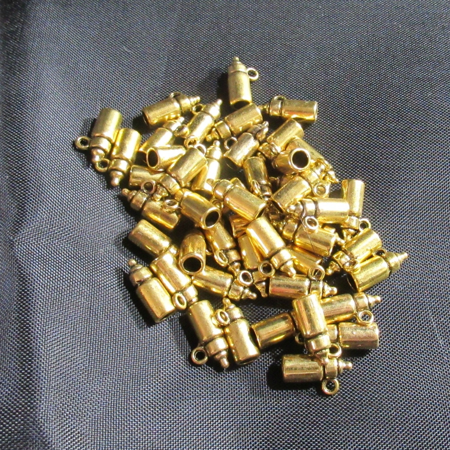10 Antique Gold Metal Alloy Baby Bottle Pendant/charms 16x6mm (b96o) - Etsy